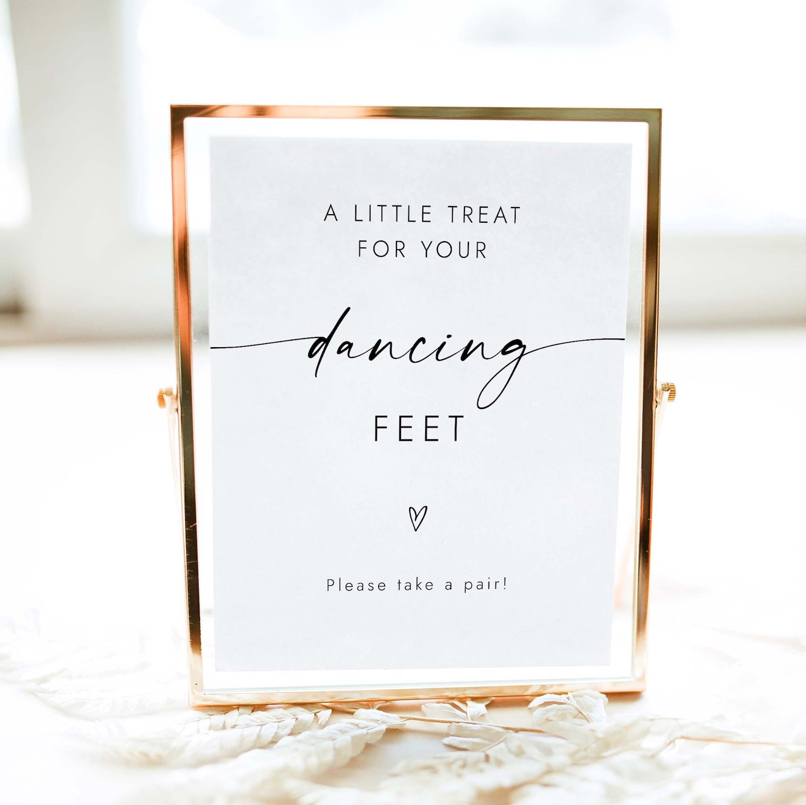 Flip Flop Sign Wedding Dancing Feet Sign Wedding Flip Flop Sign Simple ...