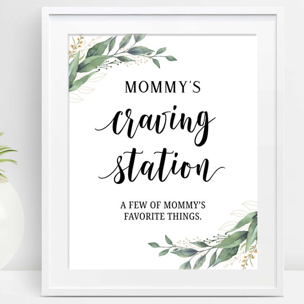 Mommys Cravings Station Printable - Etsy