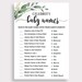 Celebrity Baby Name Game, Celebrity Baby Shower Game, Guess Celebrity ...