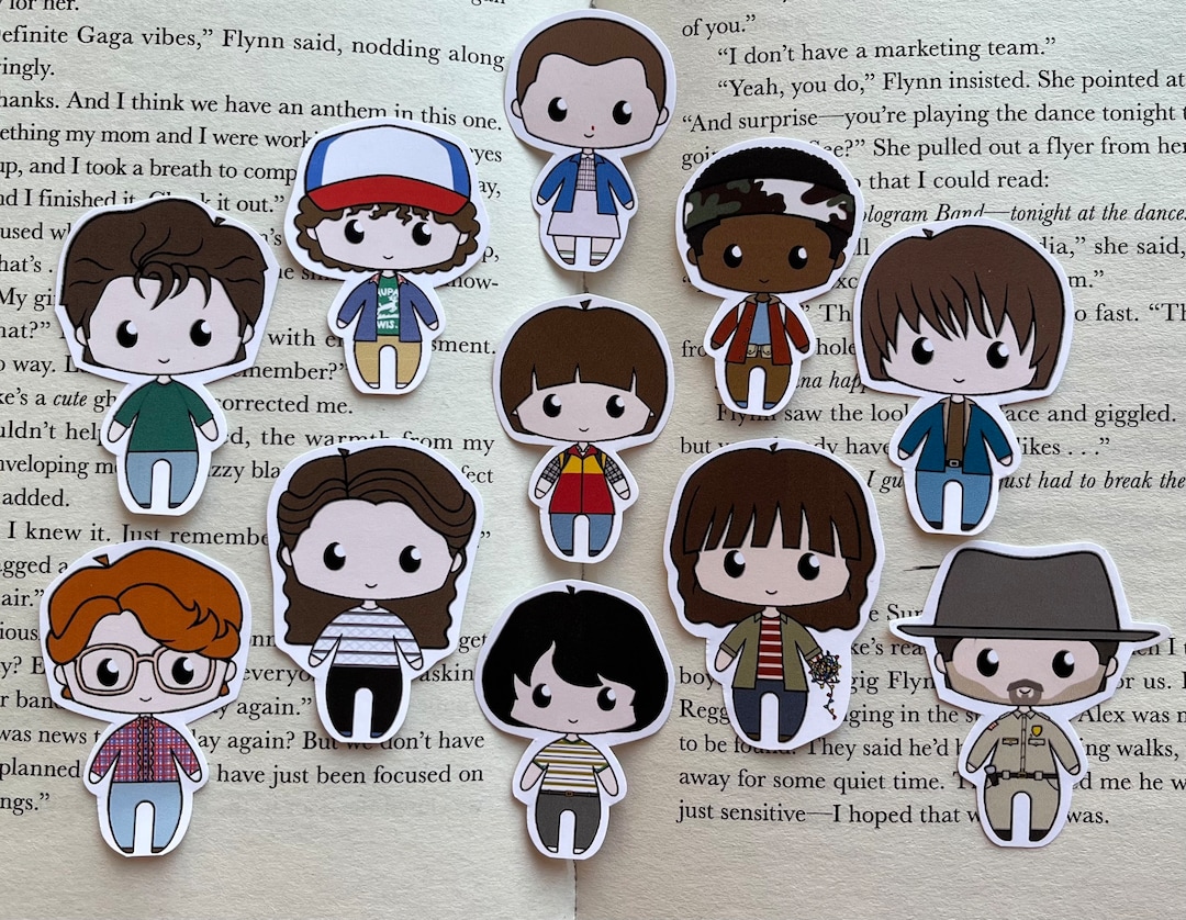 Strange Things Season 1-4 Stickers - Etsy