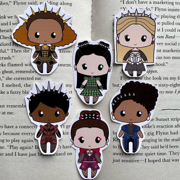 Six the Musical Stickers - Etsy