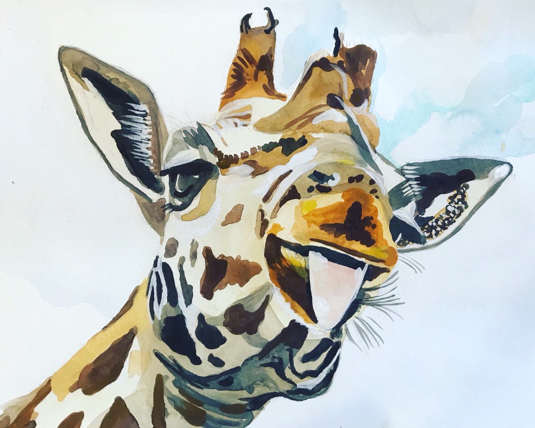 Giraffe Print - Etsy