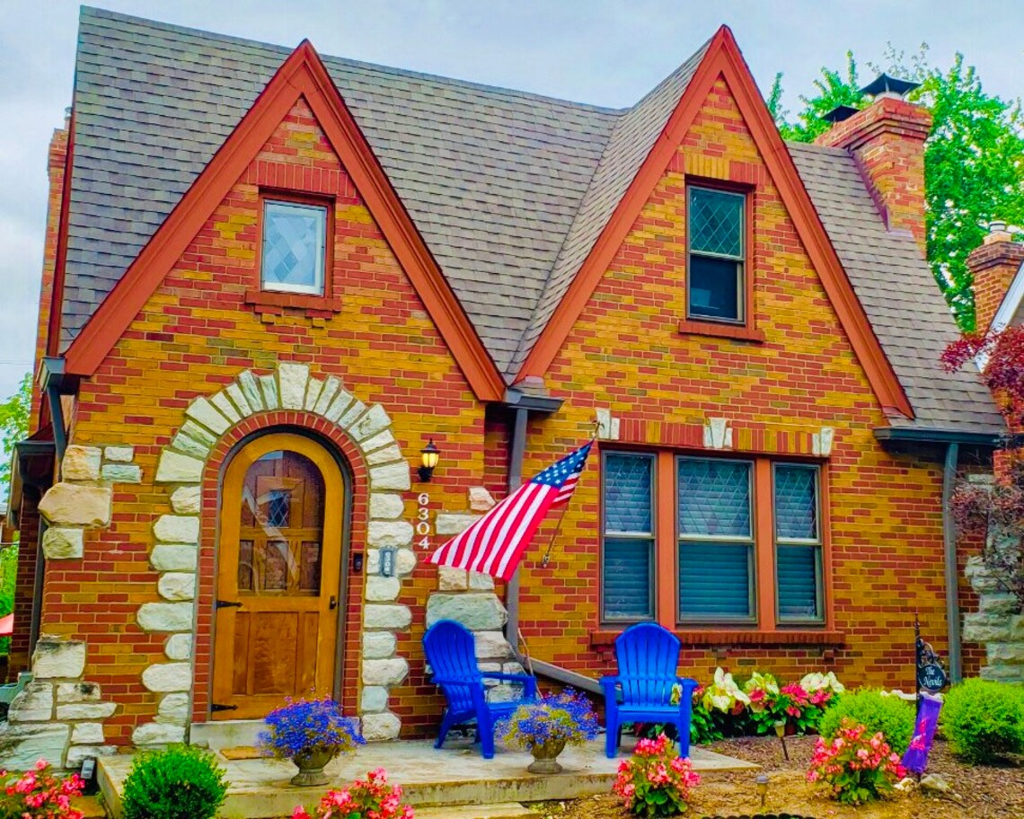 Acrylic Painting of House | Etsy