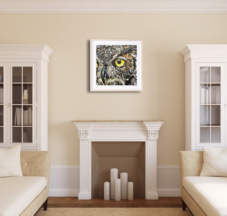 Owl Print - Etsy