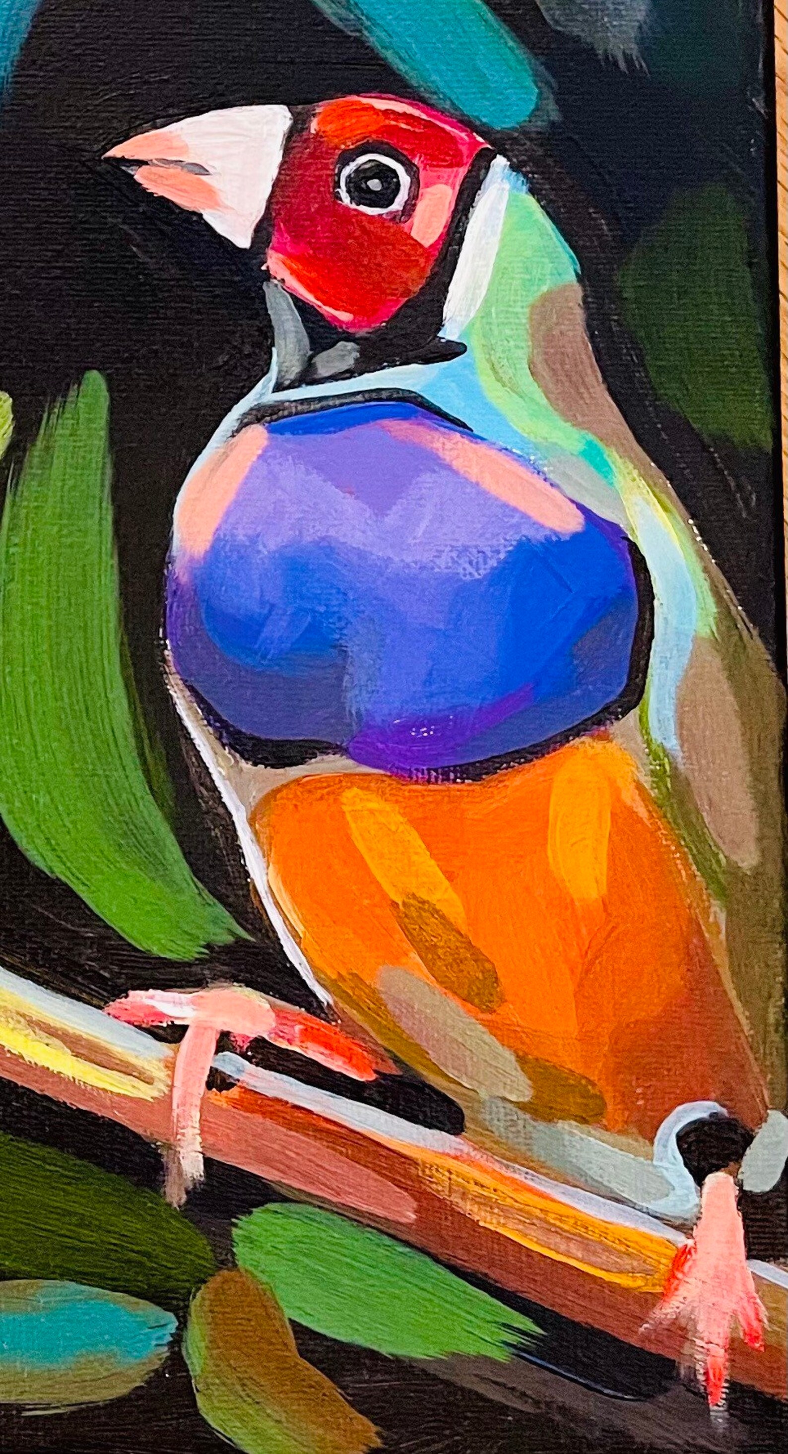 Original Tropical Birds Painting - Etsy