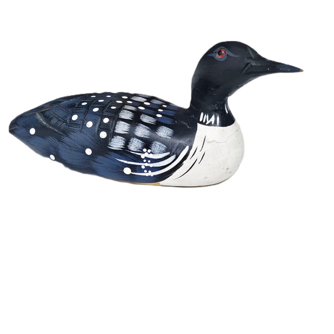 Vintage Land and Sea Collectibles Wooden Loon Duck – Handmade & Hand ...