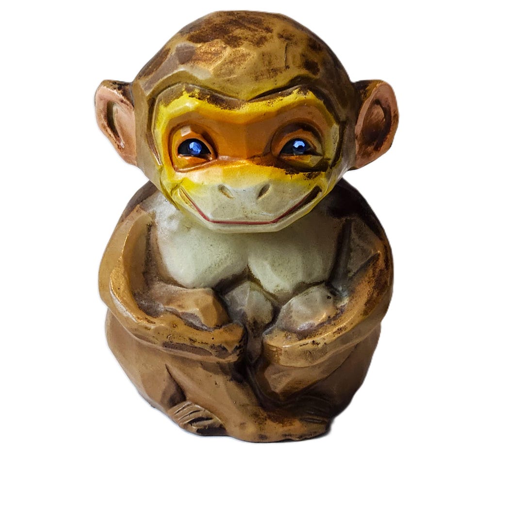 Vintage 1950's Monkey Bank by Napcoware - Etsy