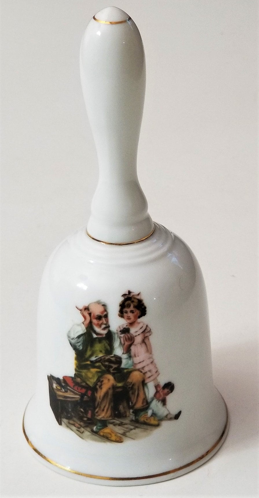 Norman Rockwell the Cobbler Porcelain Collectible Bell - Etsy