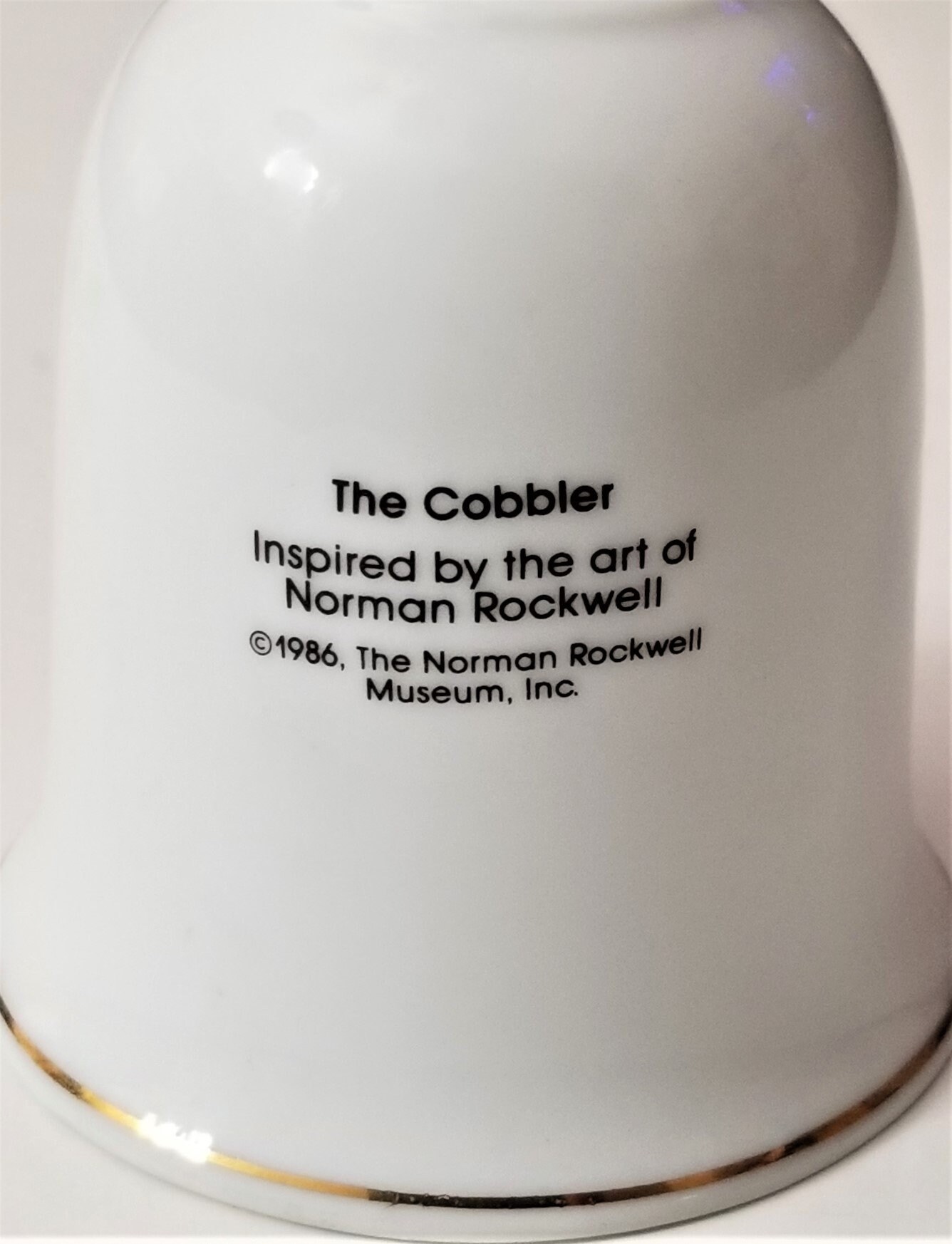 Norman Rockwell the Cobbler Porcelain Collectible Bell - Etsy