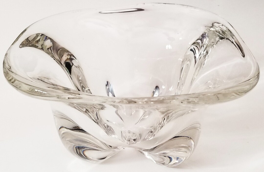 20th Century Magnor Vintage Glass Bowl - Etsy