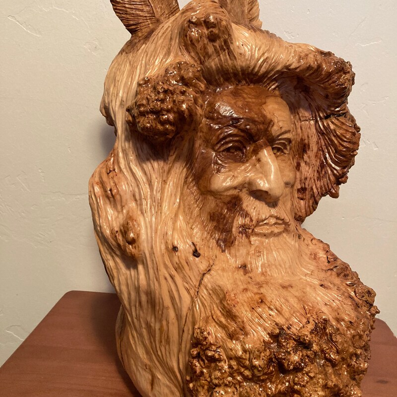 Carved Wood Sculpture - Etsy
