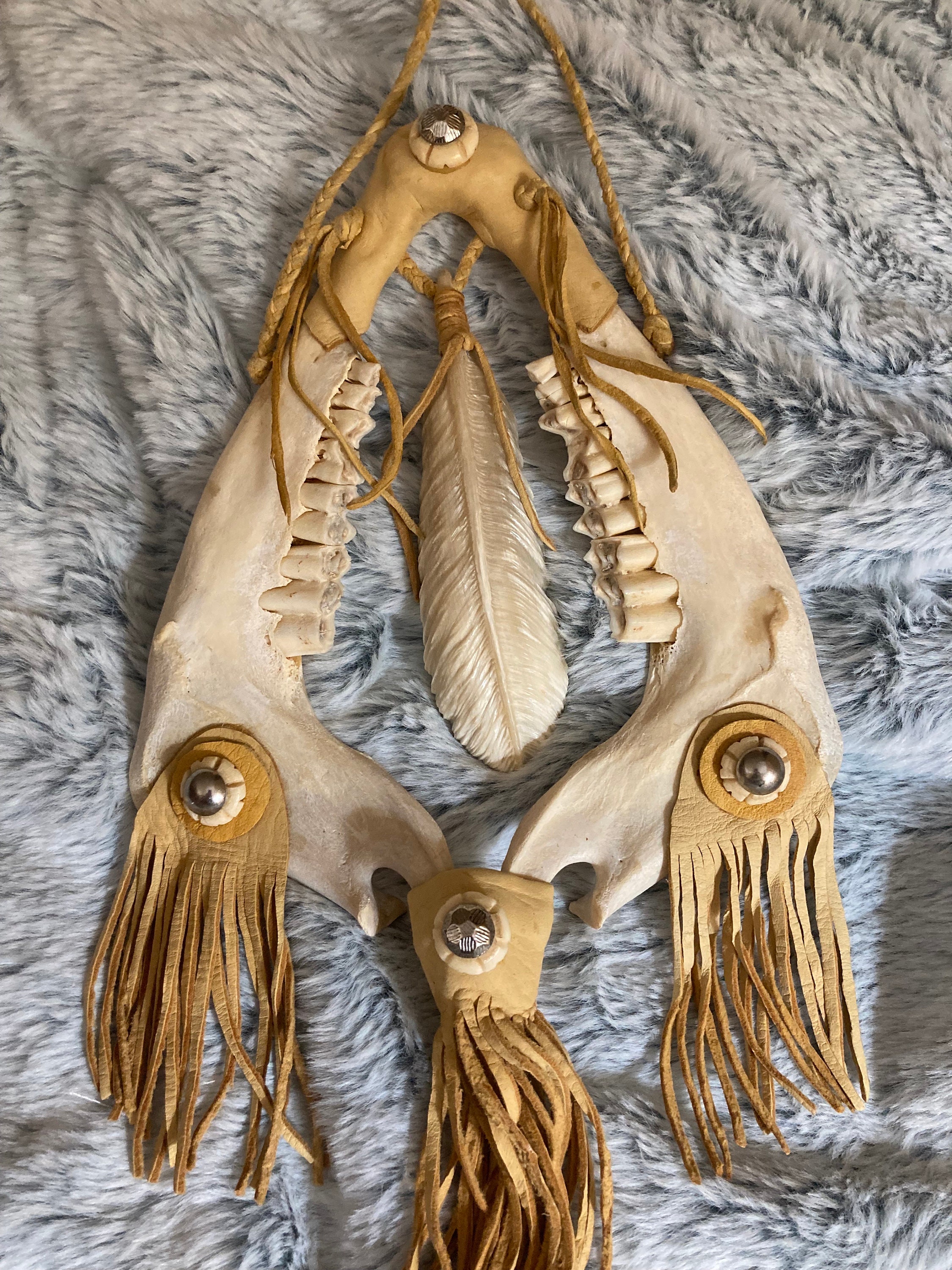 Jawbone Wall Hanging Art - Etsy