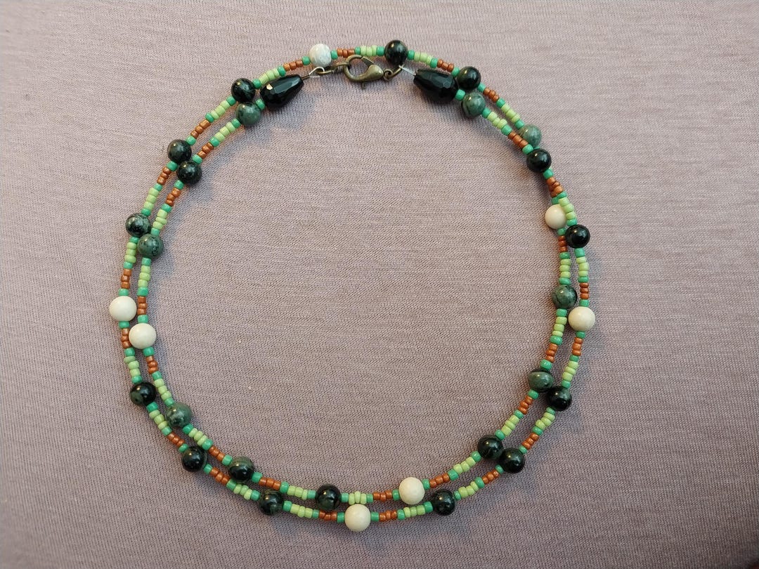 Egyptian God Sobek-geb Devotional Necklace, Sobek Prayer Beads, Geb ...