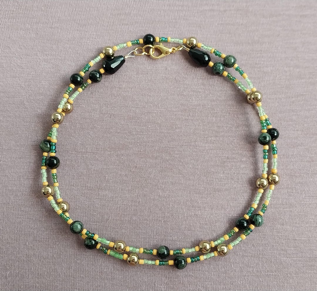 Egyptian God Sobek-ra Devotional Necklace, Kemetic Prayer Beads, Pagan ...