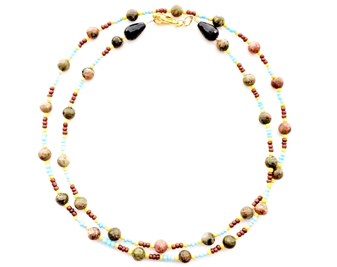 Egyptian God Tatenen Prayer Beads, Kemetic Jewelry, Deity Necklace ...