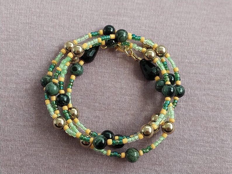 Egyptian God Sobek-ra Devotional Necklace, Kemetic Prayer Beads, Pagan ...