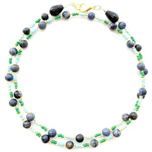 Egyptian Goddess Isis Prayer Beads, Aset Deity Necklace, Kemetic ...