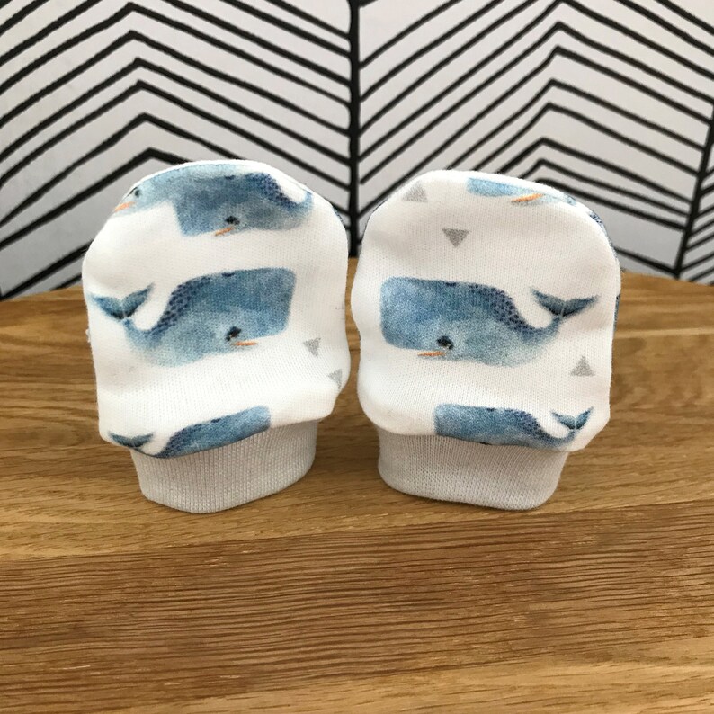 Baby Scratch Mittens Pink Lines Lions Feathers fabric Pandas | Etsy