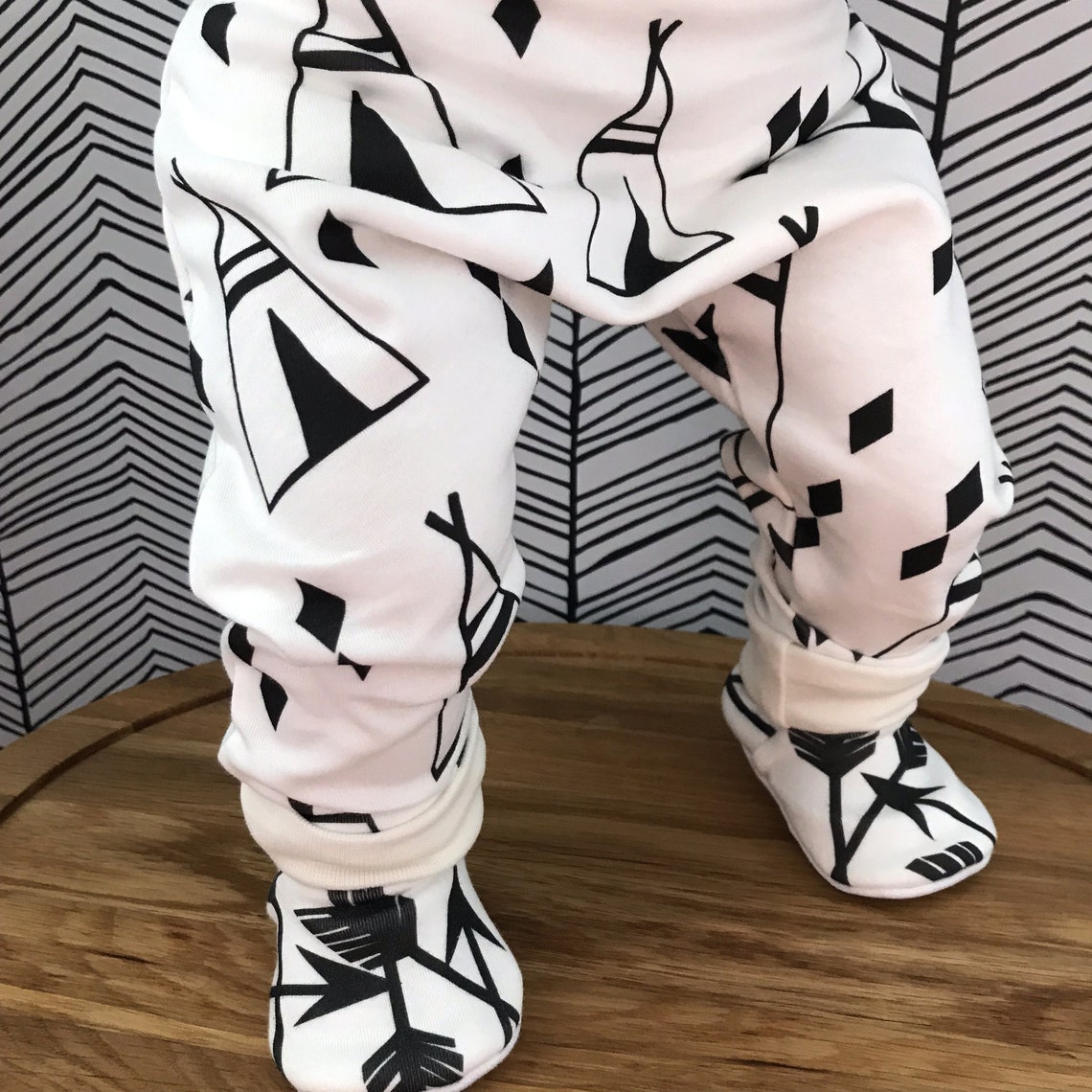 Black Tipi Harems Teepee Pants Boys Harem Pants Organic Cotton Knit ...