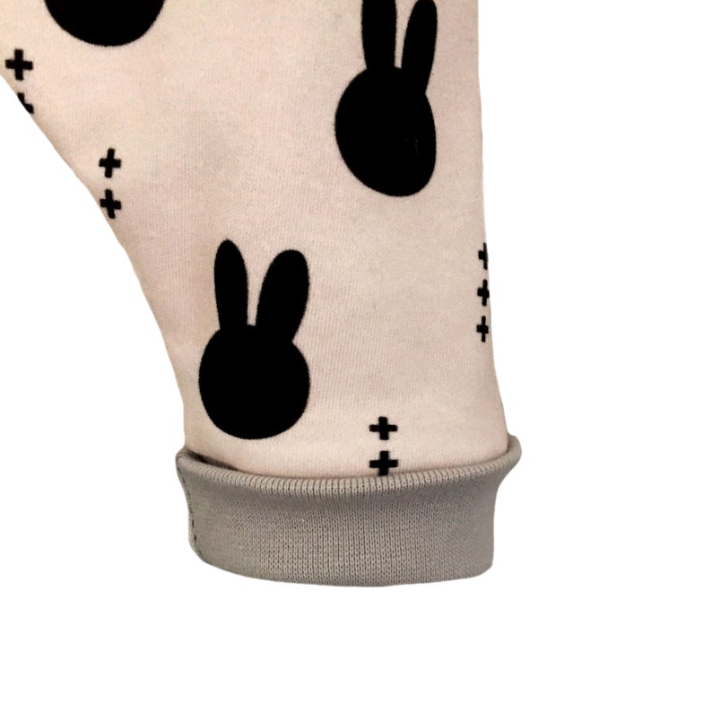 Black Bunny Harems Pink Harem Pants Girls Organic Cotton Knit Fabric ...