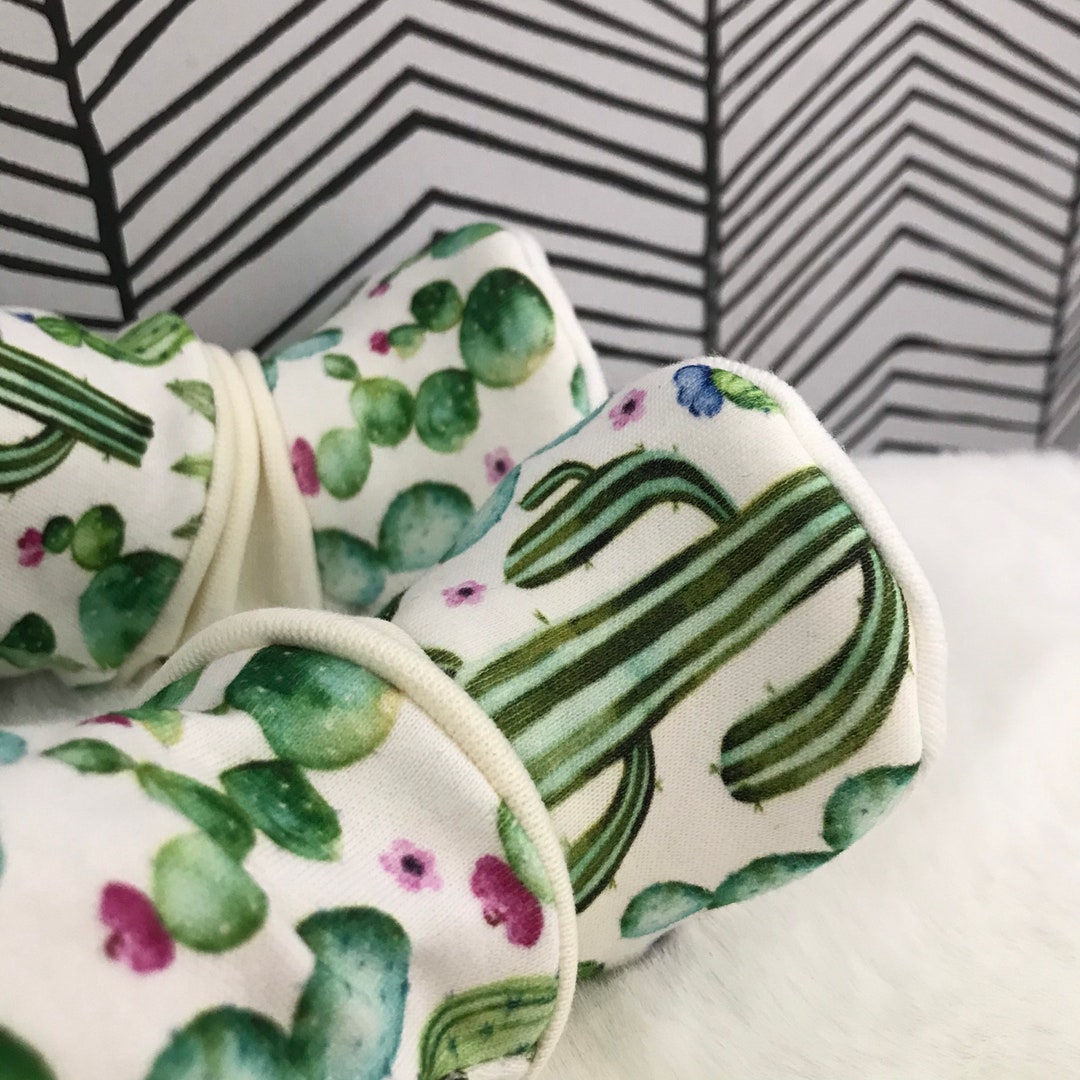 Pretty Cactus Shoes | Desert Baby | Organic Watercolour Print | Soft ...