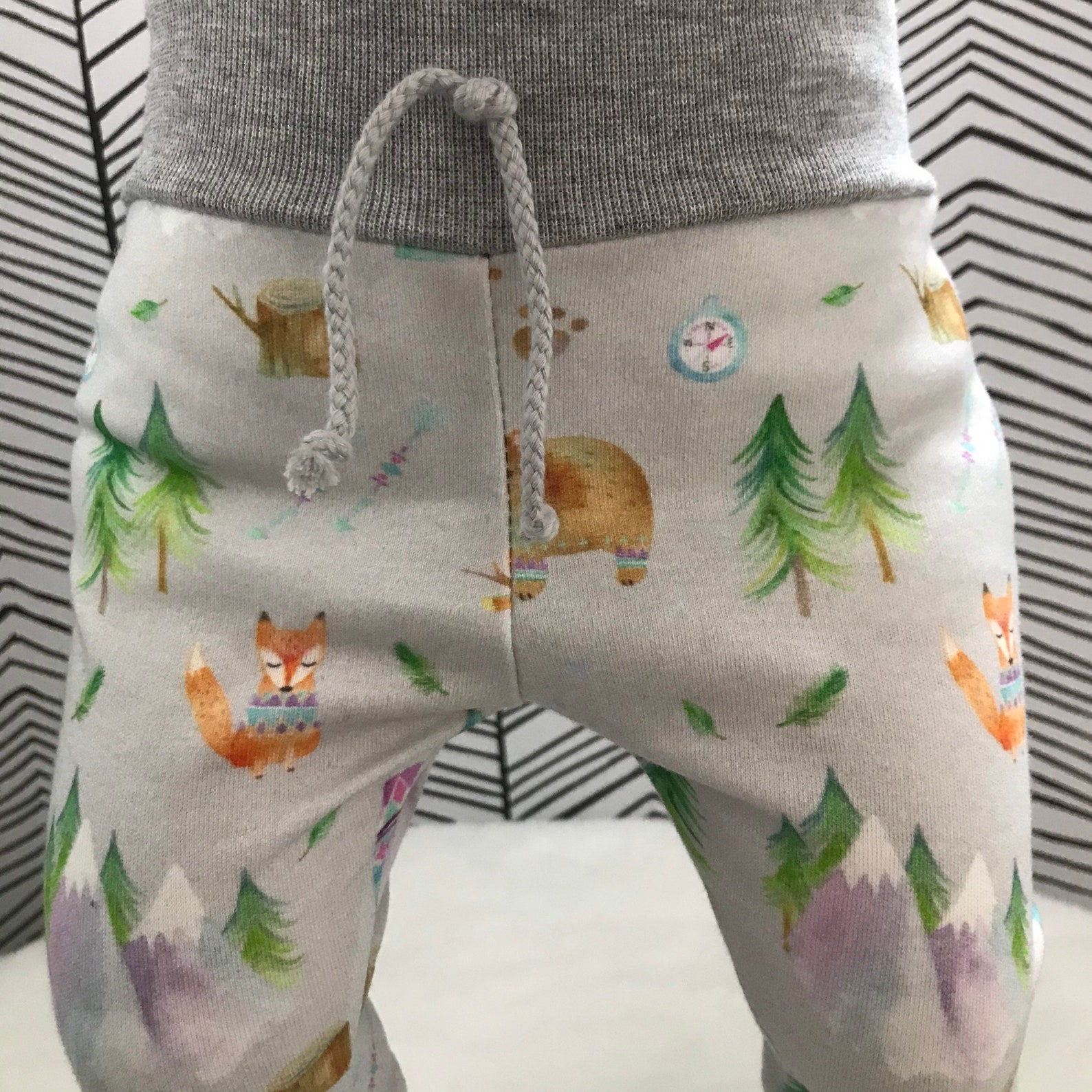 Foxes Bears & Tepees Organic Cotton Baby Leggings 0-3 Years Eco Kids ...