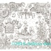 Chihiro_shiomi_original_coloringpages_set_1 - Etsy