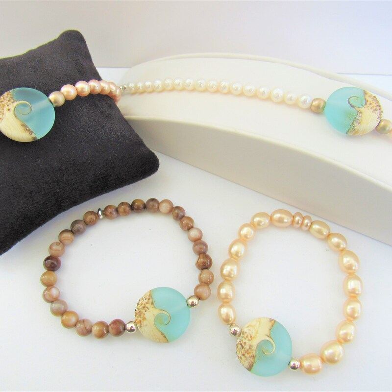 Lampwork Shell Beads - Etsy