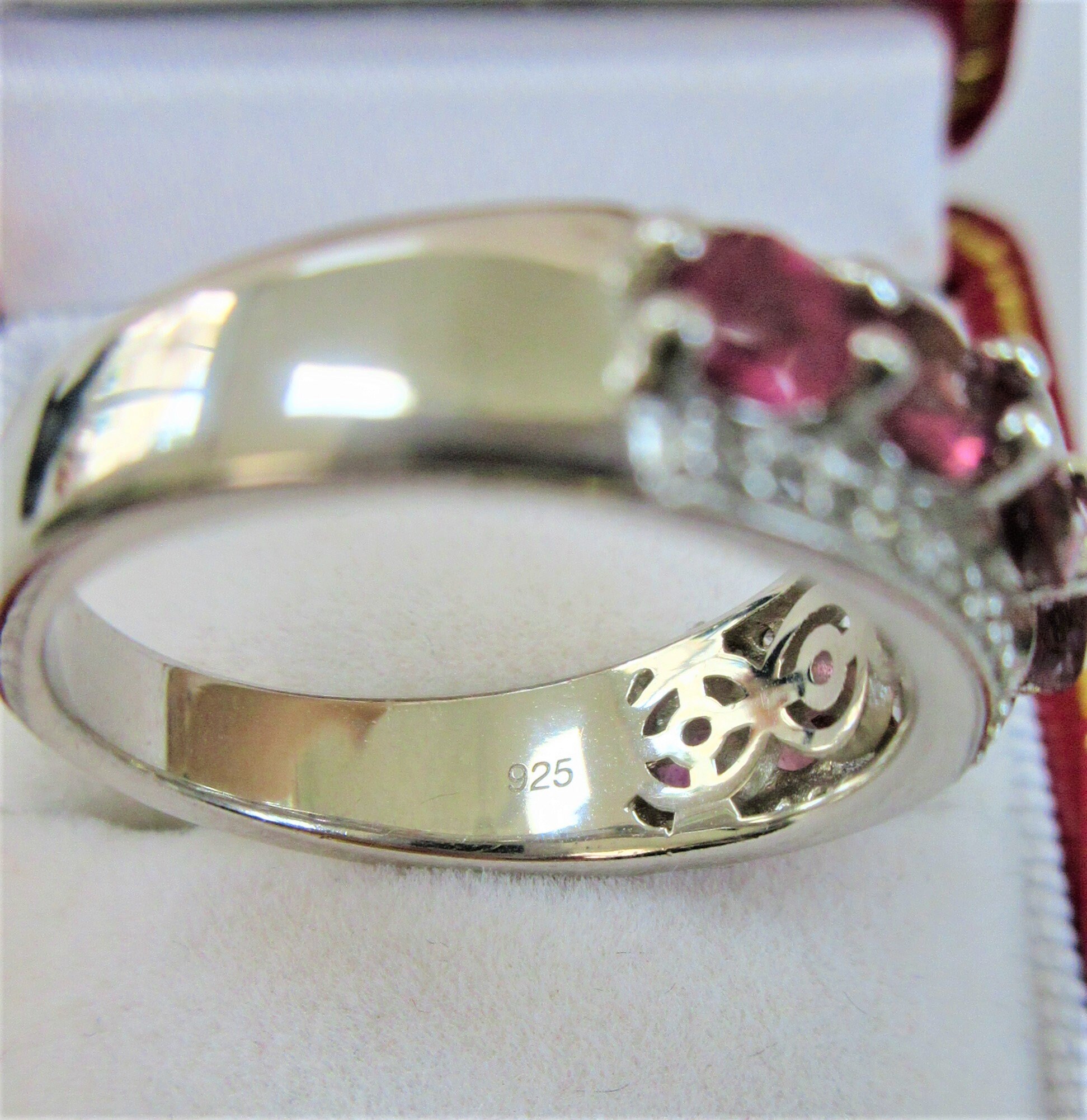 Vintage Tourmaline Seven Stone Band Ringsize 8 Tourmaline - Etsy