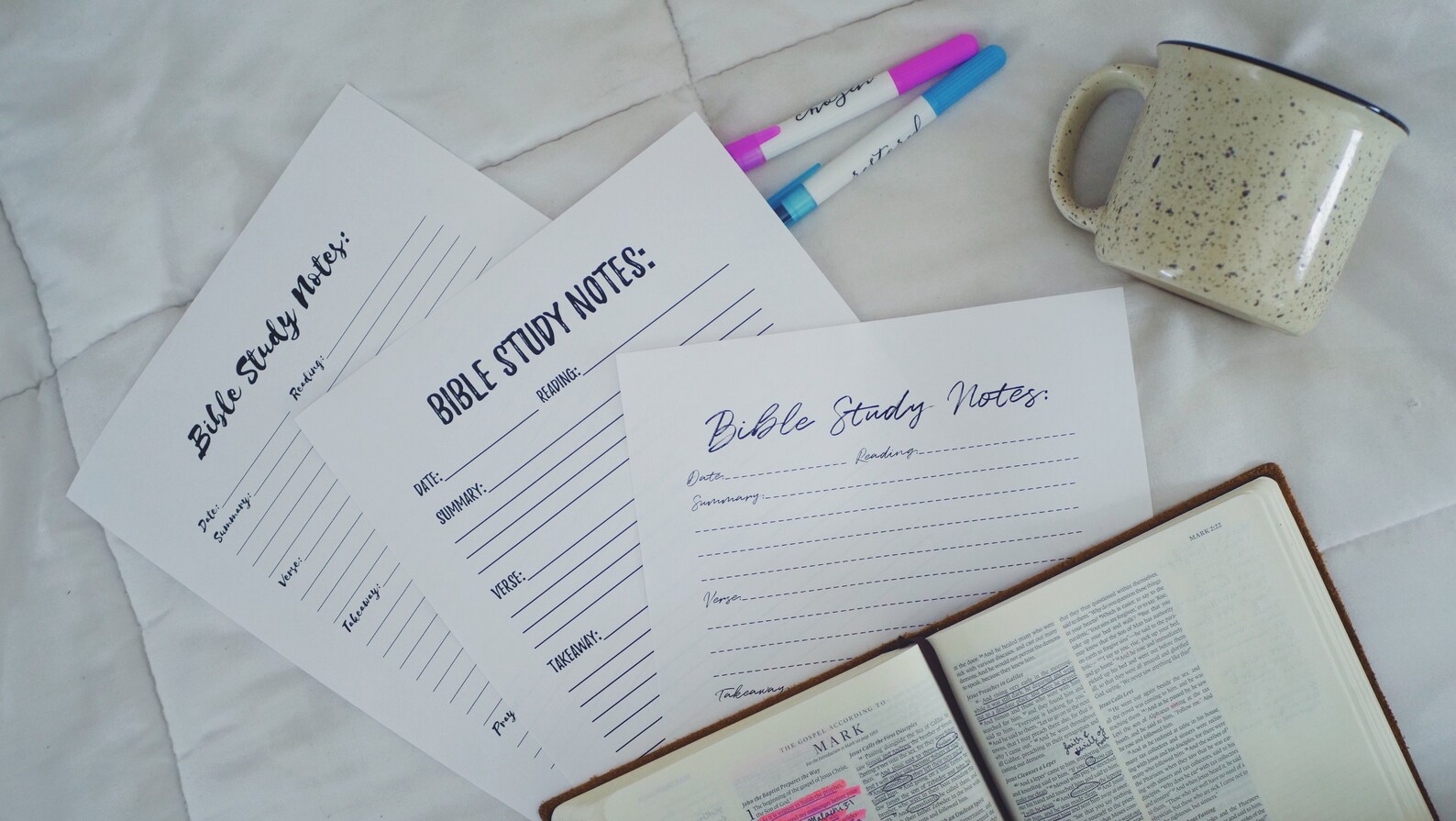 Bible Study Notes PRINTABLE Bible Study Journal PDF Bible - Etsy