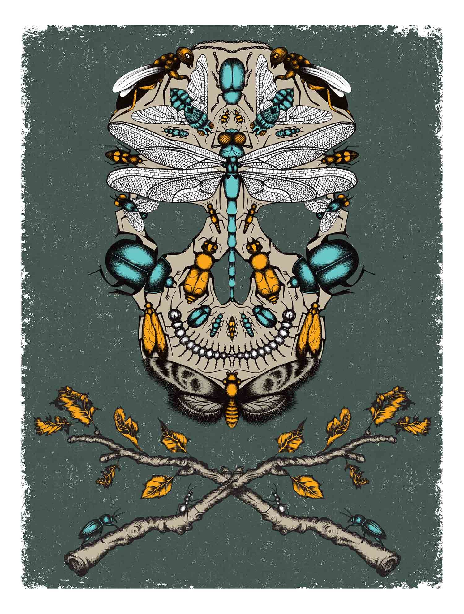 Life After Death - 410x310mm Hand Drawn Giclée Print on Thick Archival ...