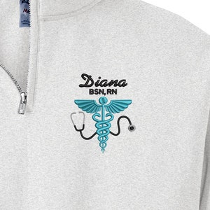 Personalized Embroidered Medical Pullover, Gift for Nurse, Physician ...