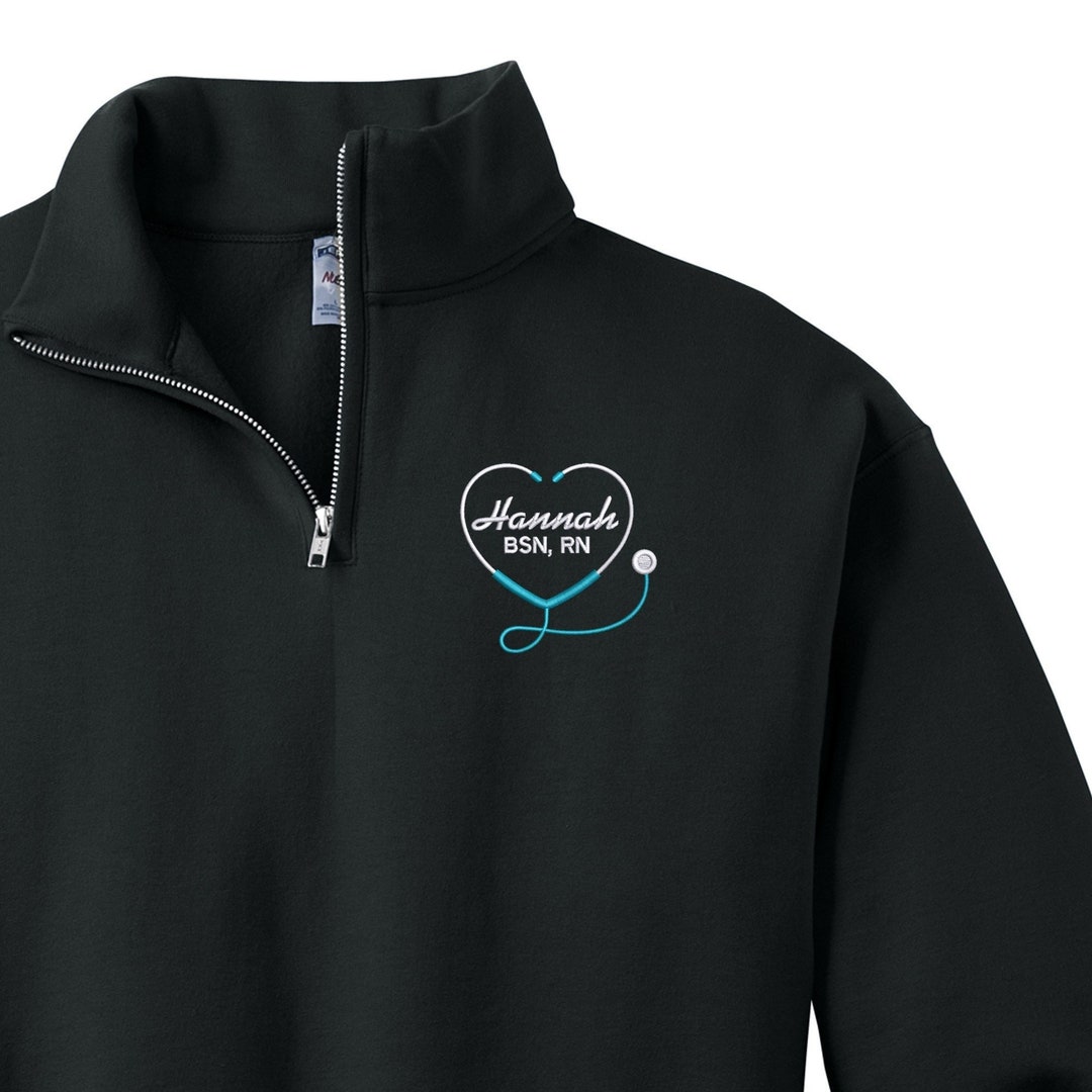 Personalized Embroidered Medical Pullover, Gift for Nurse, Physician ...