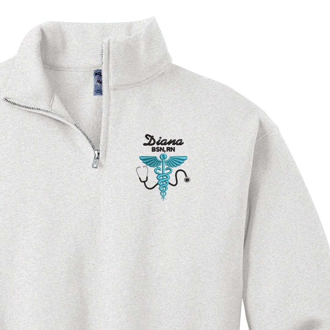 Personalized Embroidered Medical Pullover, Gift for Nurse, Physician ...