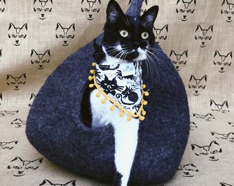 Wool cat cave | Etsy
