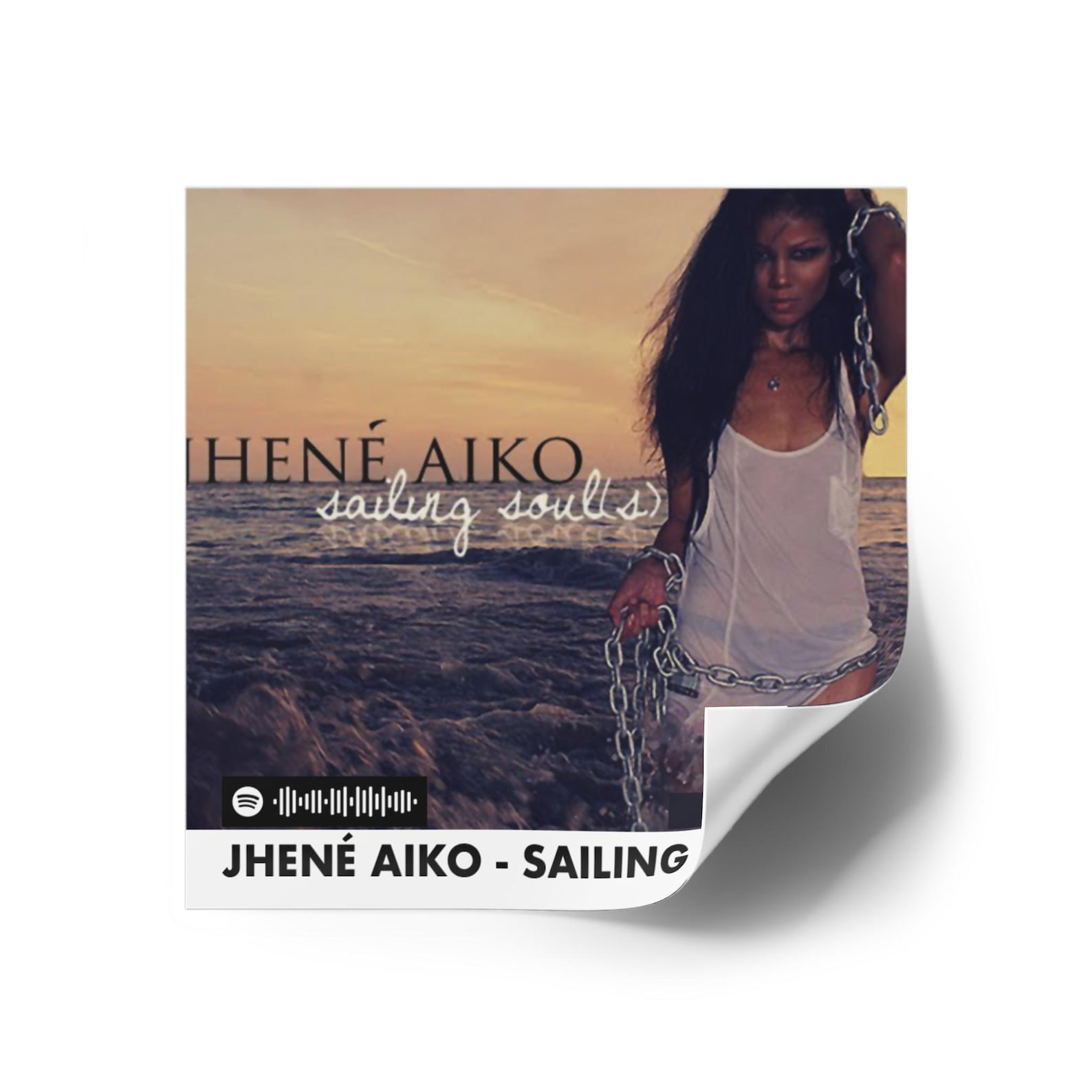 Jhene Aiko Sailing Souls Album Mini Music Poster Stickers Perfect for ...