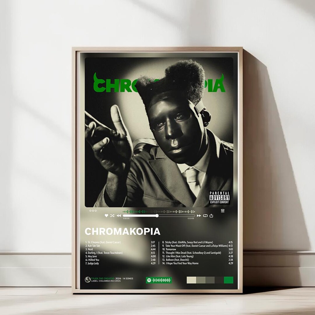 Printable CHROMAKOPIA Poster – Digital Album Cover Art – Tracklist ...