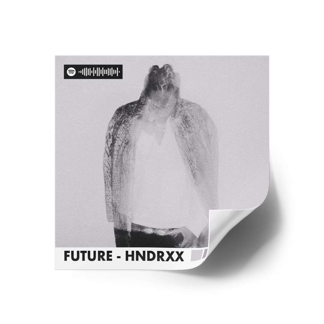 Future HNDRXX Album Mini Music Poster Stickers Perfect for Laptops ...