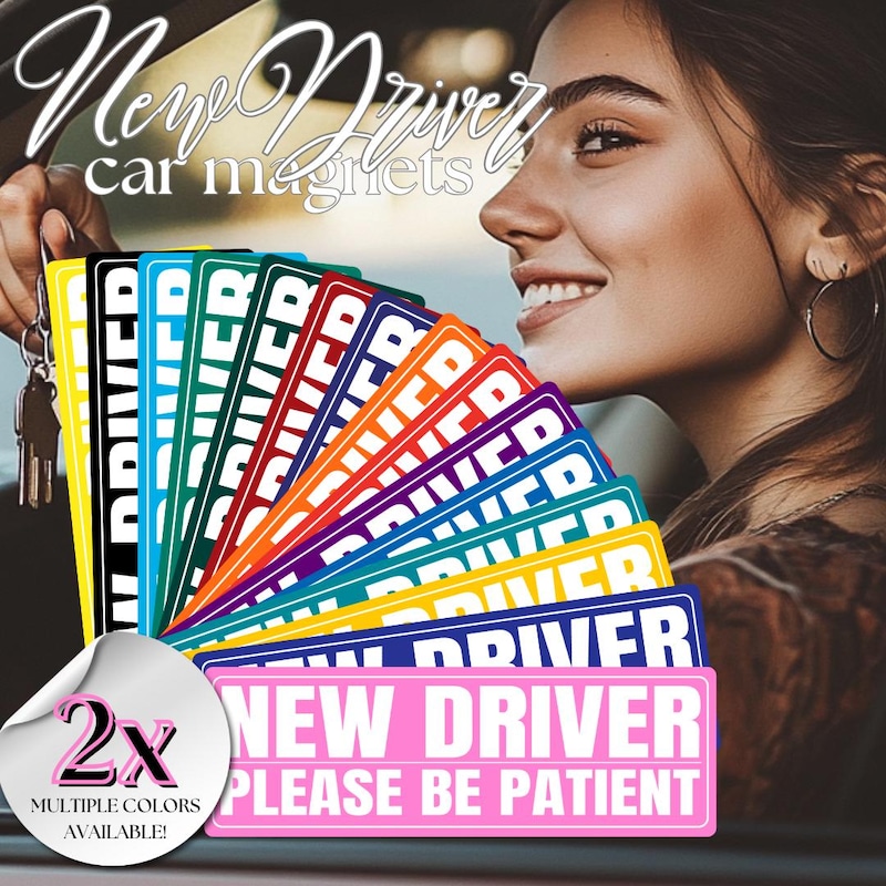 New Driver Sticker - Etsy