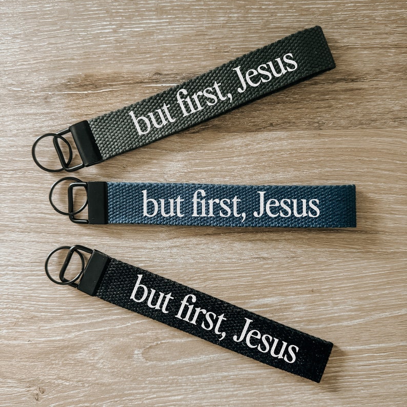 But First, Jesus Keychain Christian Keychain Bible Study Gift Christian ...
