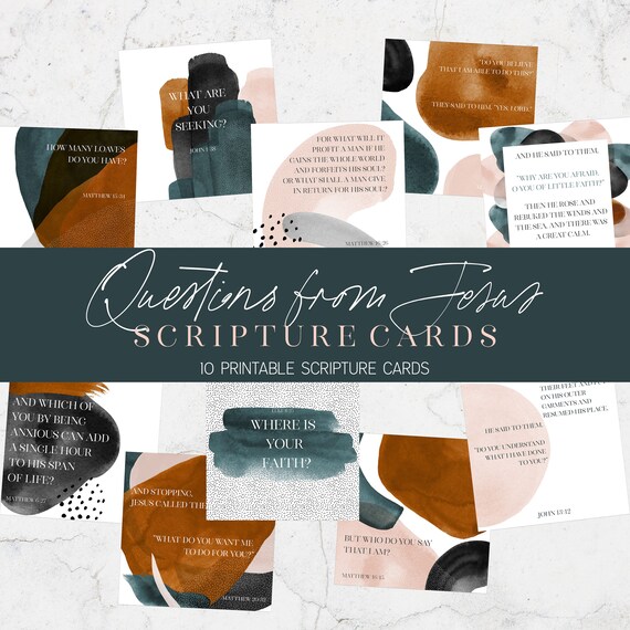 Printable Scripture Cards FREE Mini Scripture Guide | Etsy