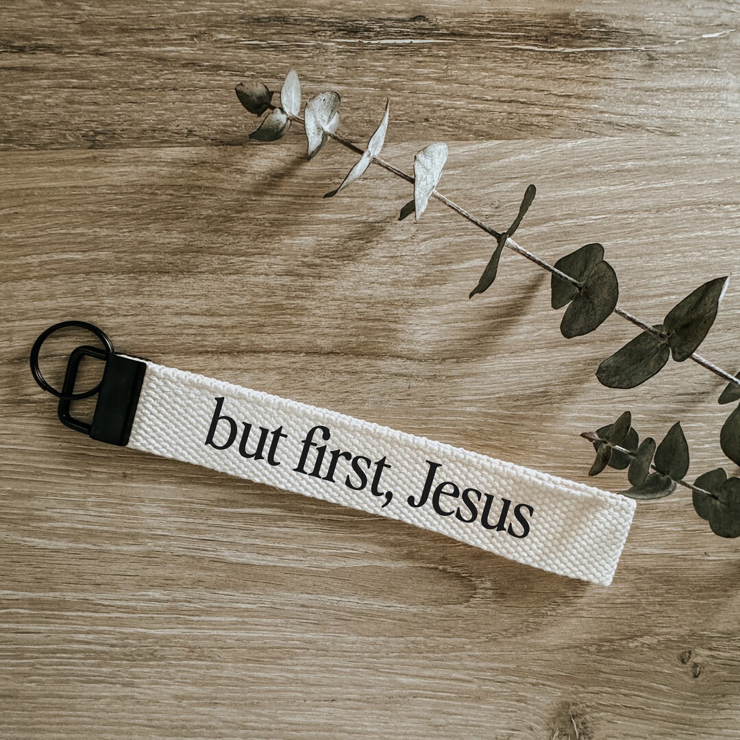 But First, Jesus Keychain Christian Keychain Bible Study Gift Christian ...
