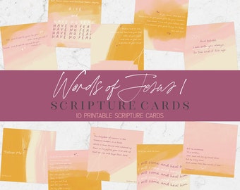 Printable Scripture Cards FREE Mini Scripture Guide | Etsy