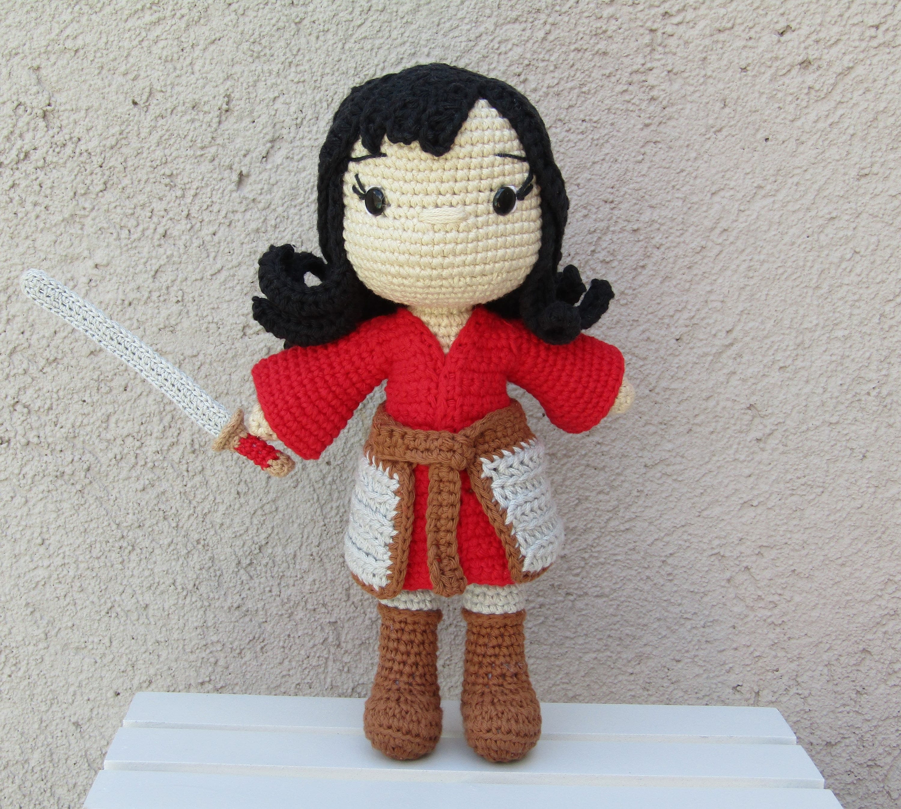Amigurumi Crochet Mulan Pattern Patrón Amigurumi Ganchillo - Etsy