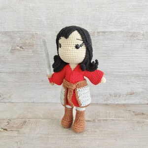 Amigurumi Crochet Mulan Pattern - Patrón Amigurumi Ganchillo Mulan - Etsy