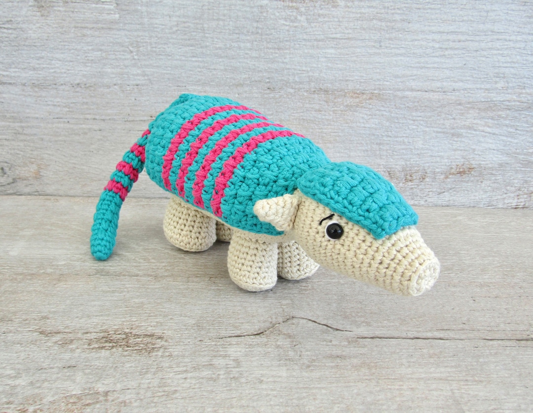 Amigurumi Crochet Giant Armadillo Pattern - Patrón Amigurumi Ganchillo ...