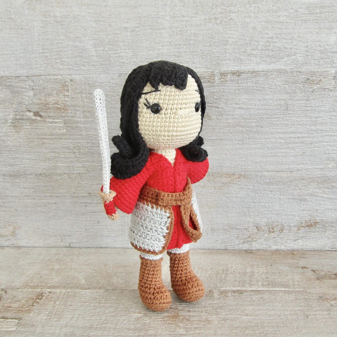 Amigurumi Crochet Mulan Pattern - Patrón Amigurumi Ganchillo Mulan - Etsy