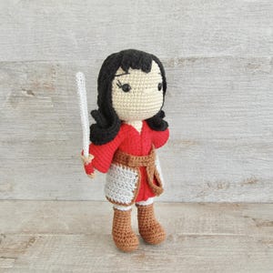 Amigurumi Crochet Mulan Pattern - Patrón Amigurumi Ganchillo Mulan - Etsy