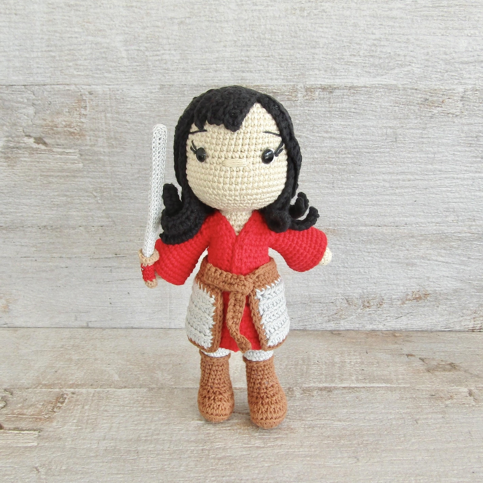 Amigurumi Crochet Mulan Pattern - Patrón Amigurumi Ganchillo Mulan - Etsy