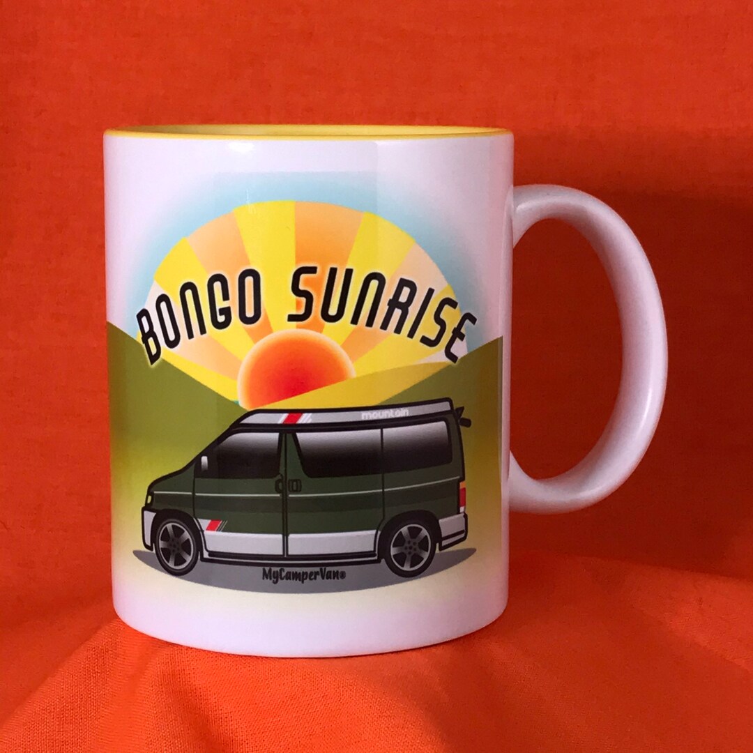 Mazda Bongo Campervan Mug Sunrise Design Choice of Van Design and ...